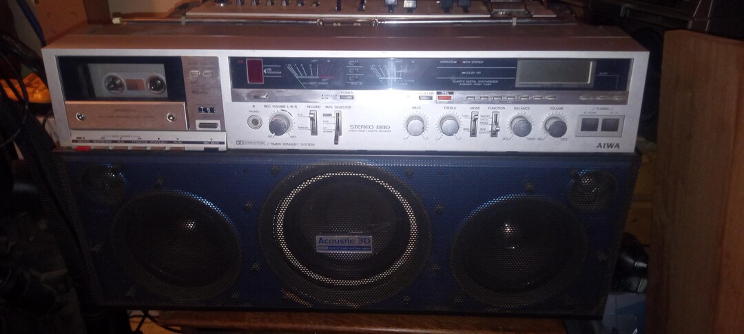 Aiwa Cs 880H Am Fm Cassette Player - Etsy
