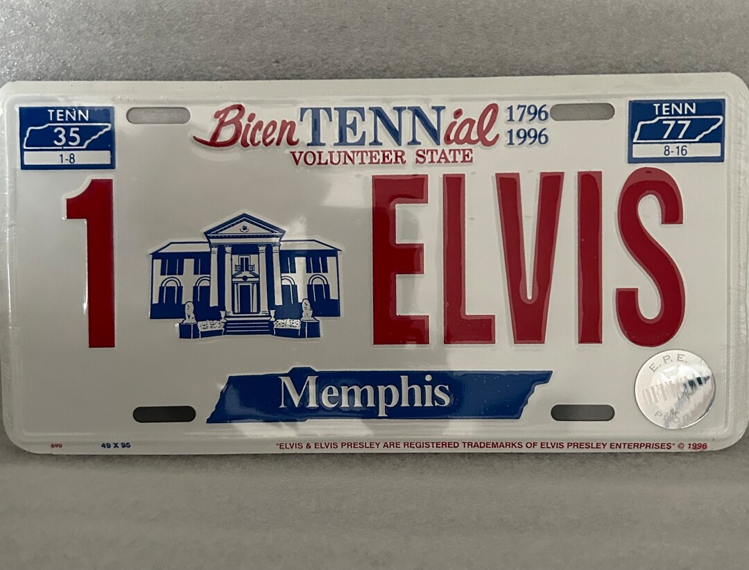 Elvis Bicentennial License Plate - Etsy