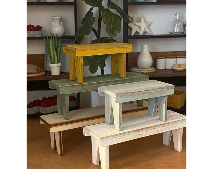 Dollhouse Bench 1:12 Seating - Etsy