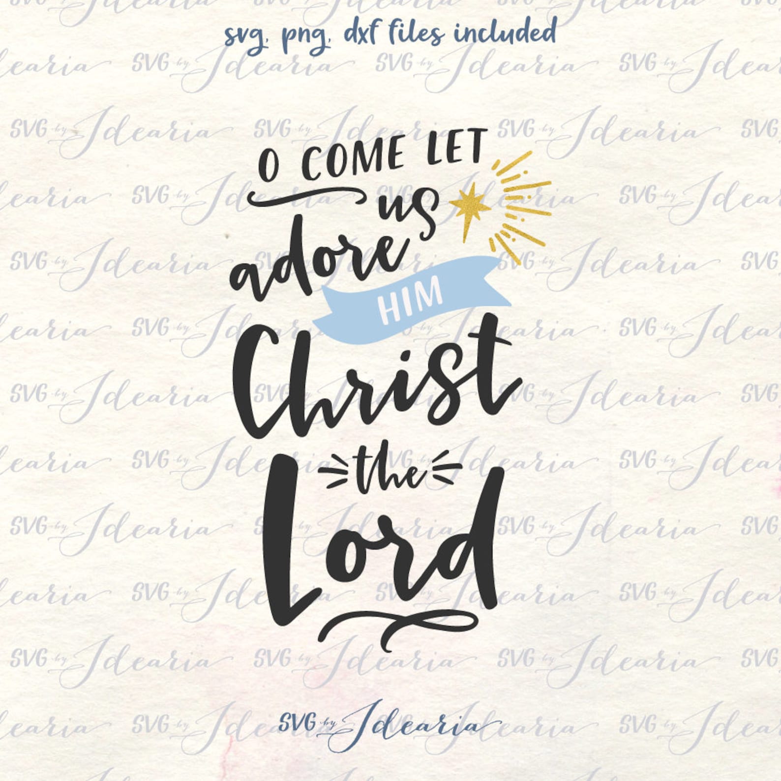 O Come Let Us Adore Him Svg Svg Nativity Merry Christ Mas - Etsy