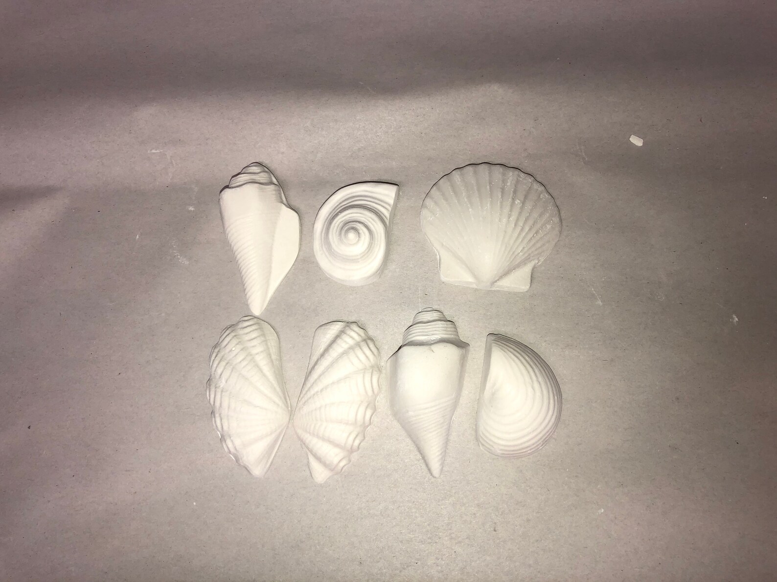 Ready to Paint Plaster Craft Chalkware Fake Food Seashells 7 - Etsy