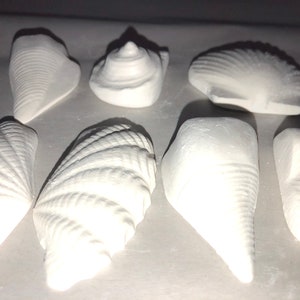 Ready to Paint Plaster Craft Chalkware Fake Food Seashells 7 Asst ...