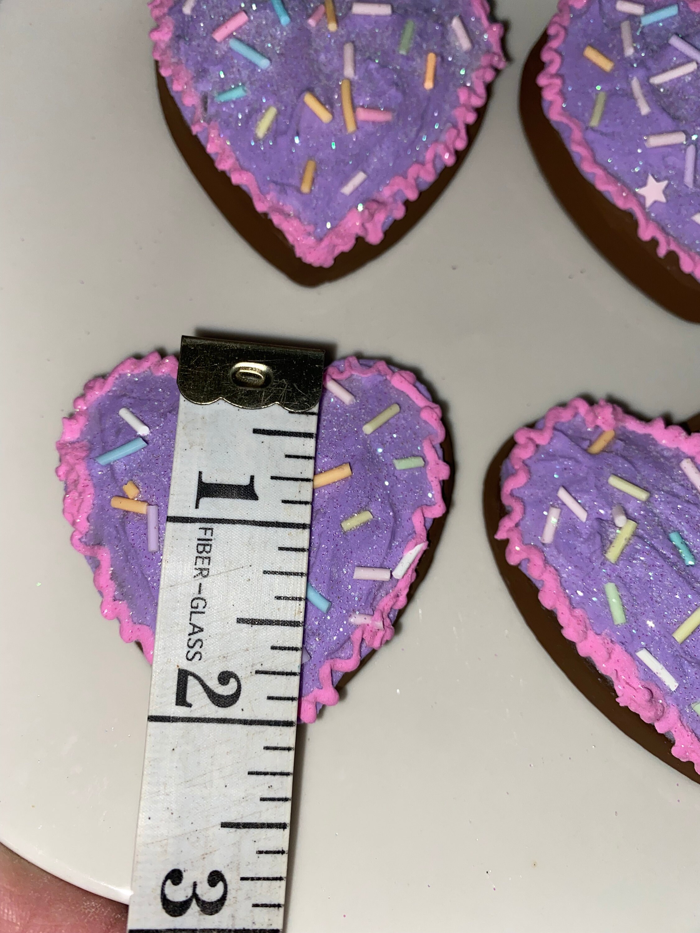 Faux Handmade Fake Food Display 4 Piece Purple and Pink - Etsy