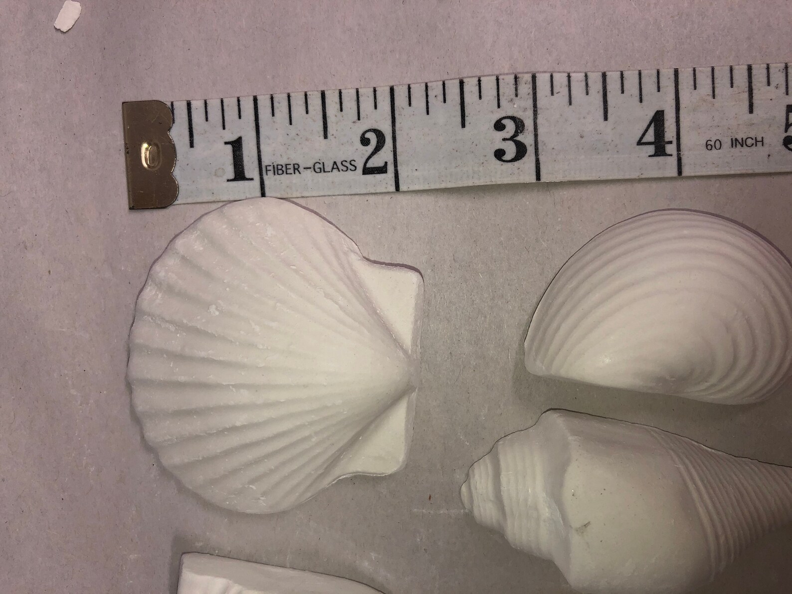 Ready to Paint Plaster Craft Chalkware Fake Food Seashells 7 - Etsy