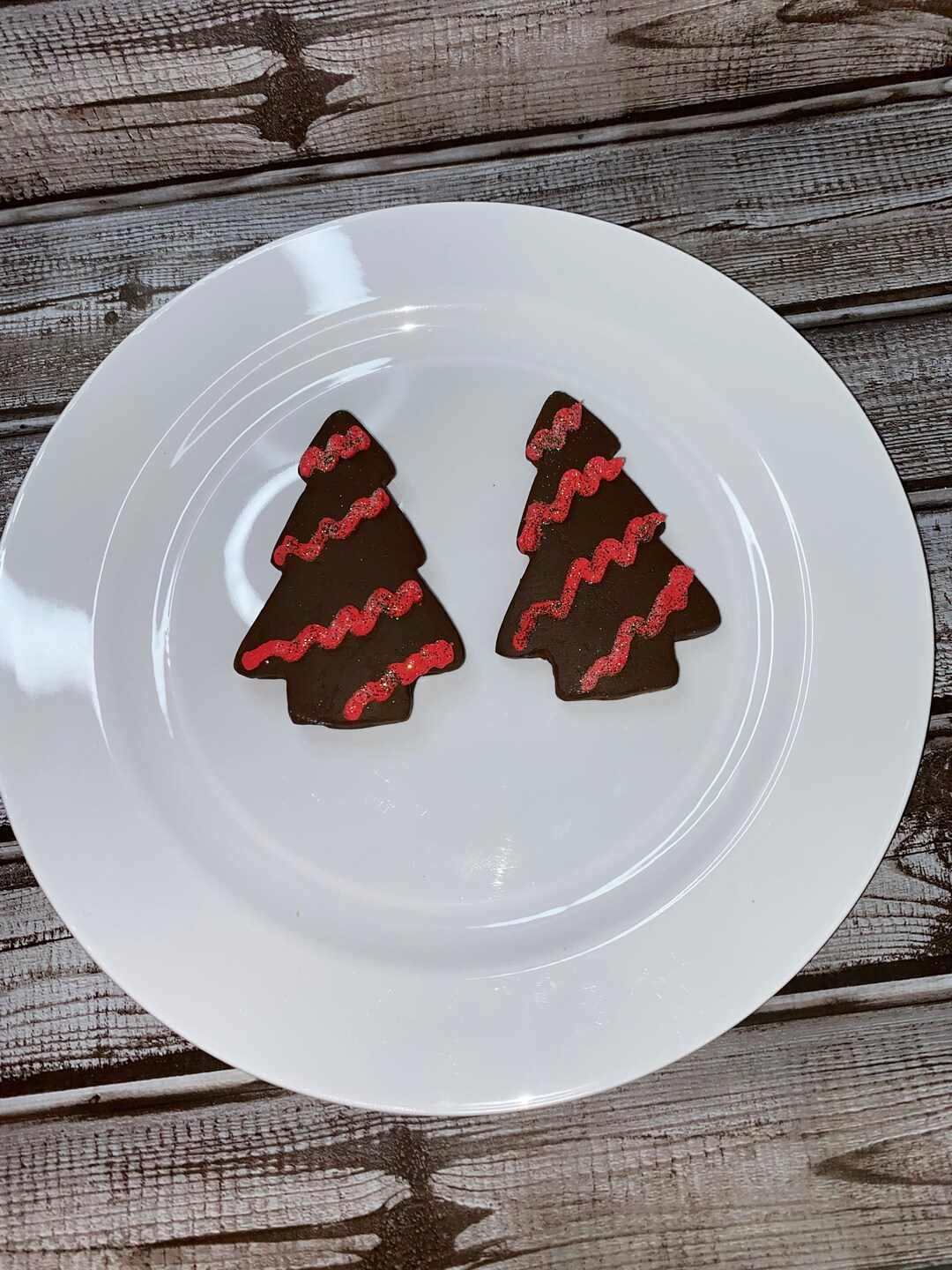Faux Handmade Fake Food Display 2-piece LARGE Chocolate Frosted ...
