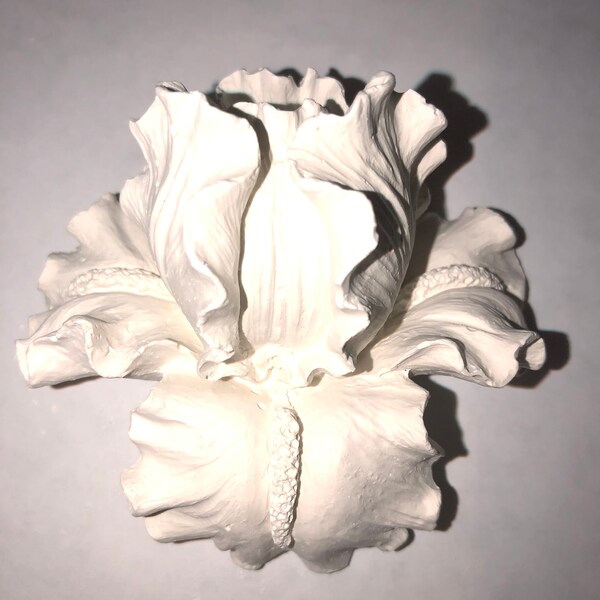 Plaster Flowers on Canvas - Etsy