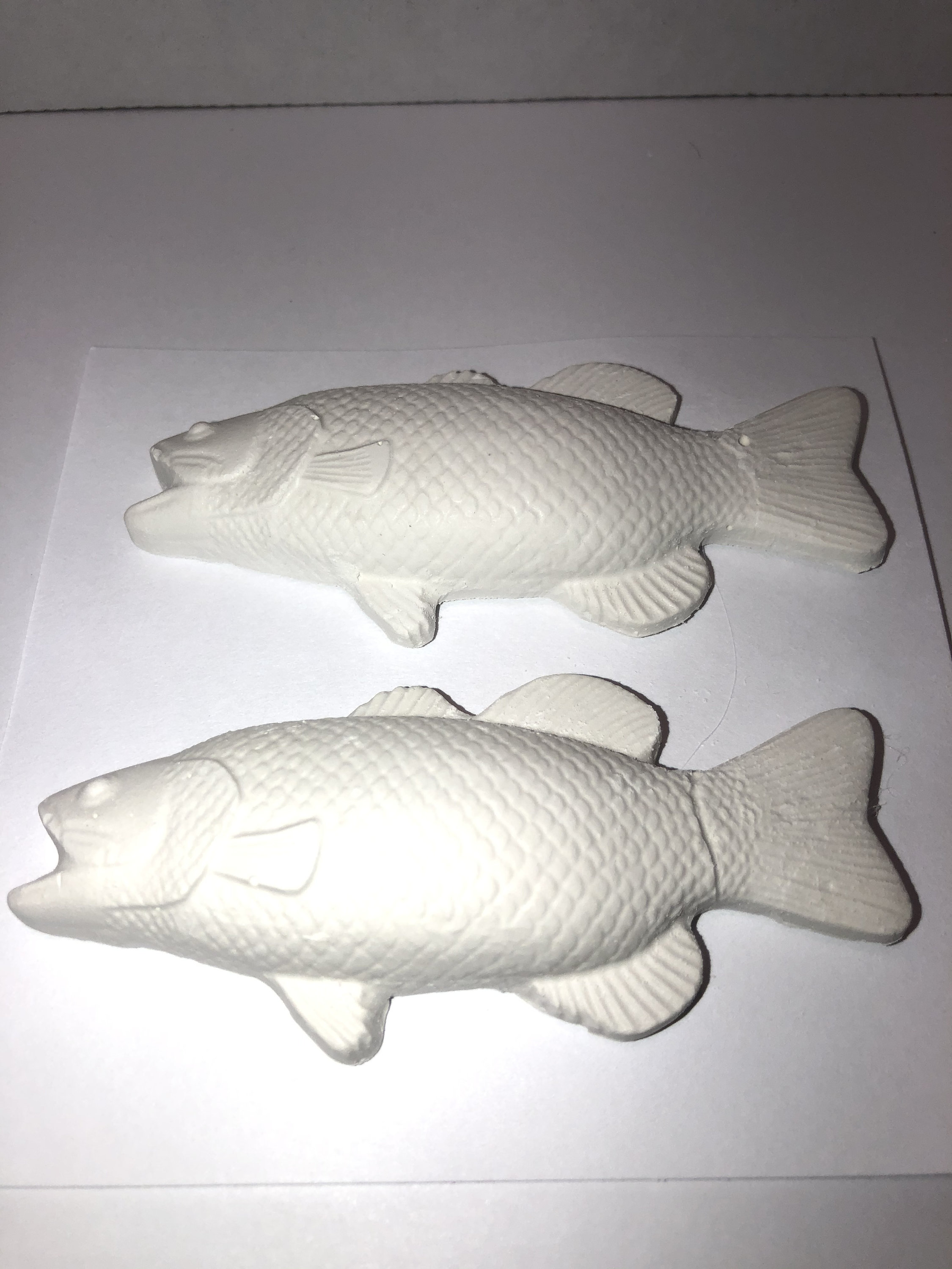Ready to Paint Plaster Craft Chalkware 2 Piece Trout Fish - Etsy UK