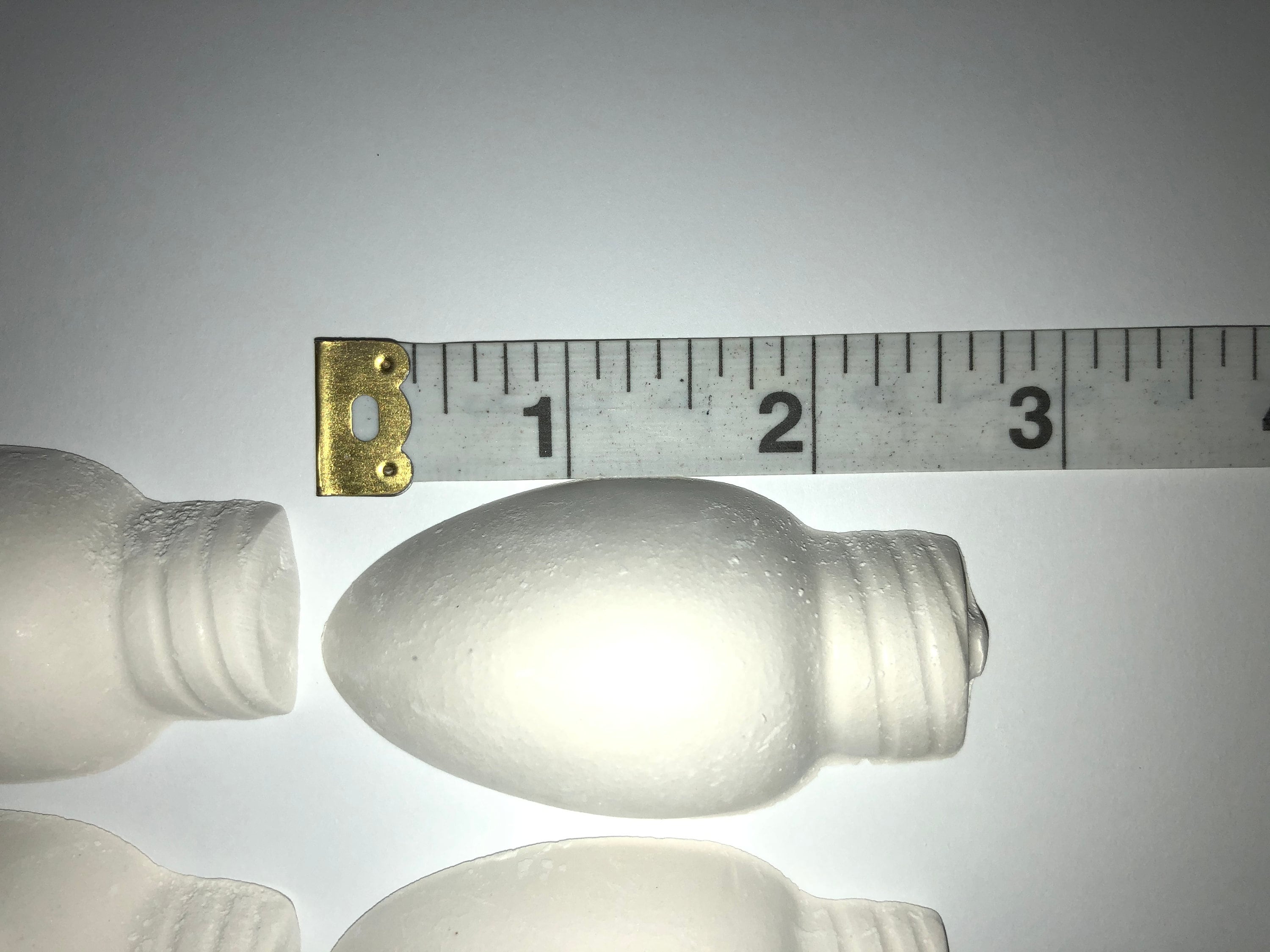 Ready to Paint Plaster Craft Chalkware 4 Pieces Christmas Tree - Etsy