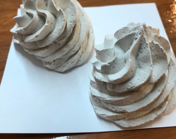 2 Piece Dollop Whipped Cream Topping for Cupcake or Dessert Project ...