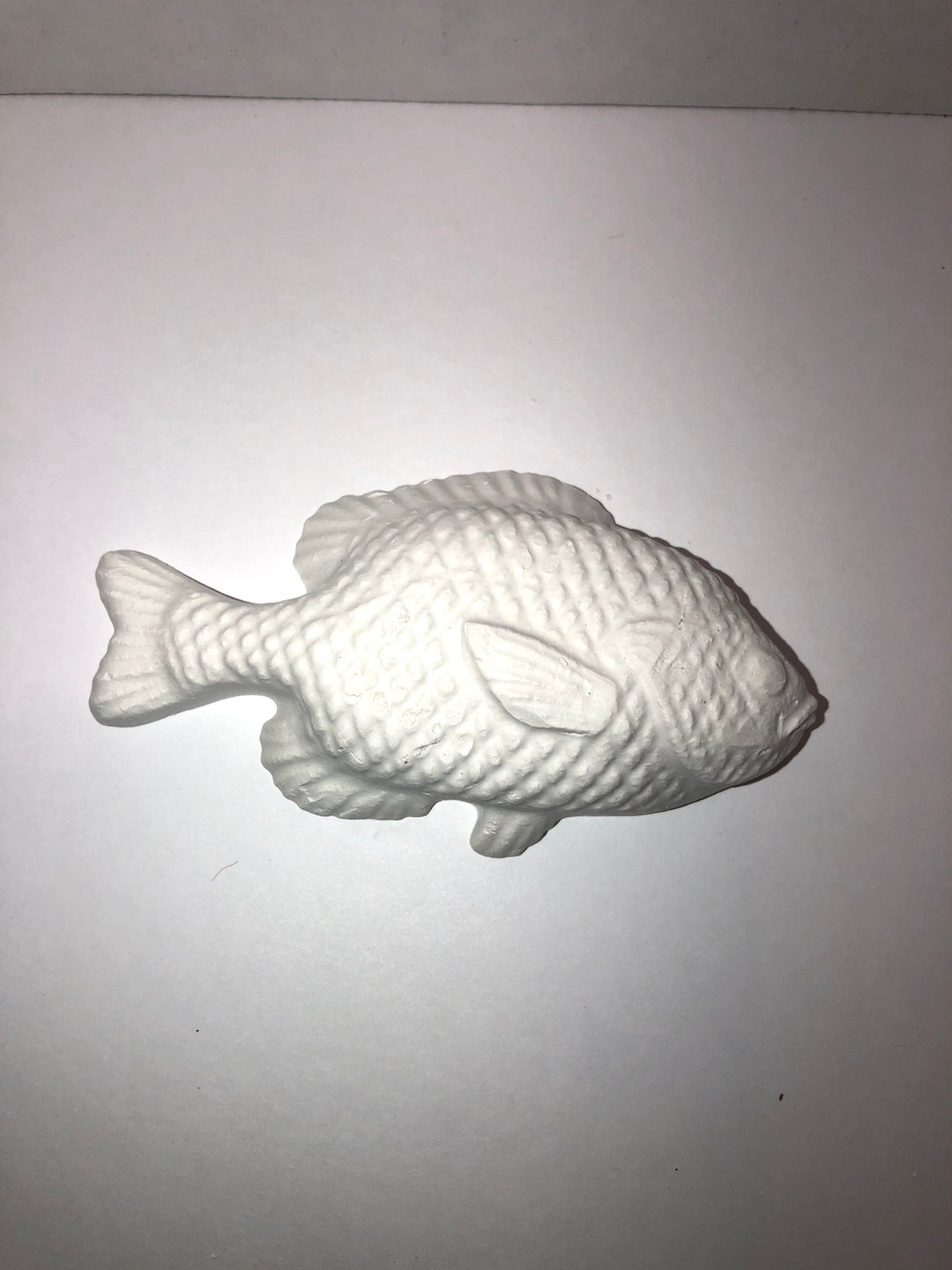 Ready to Paint Plaster Craft Chalkware 1 Piece Fish FISHING THEME P0072 ...
