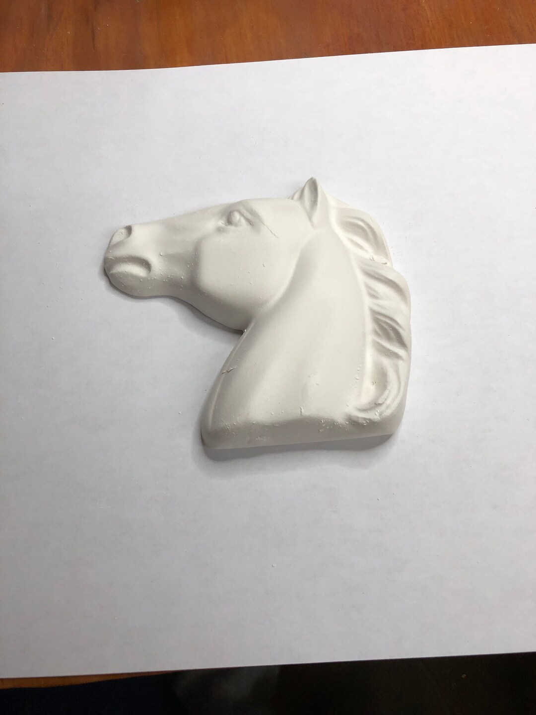 Ready to Paint Plaster DIY Craft Chalkware 1 Piece Thick Stallion Horse ...
