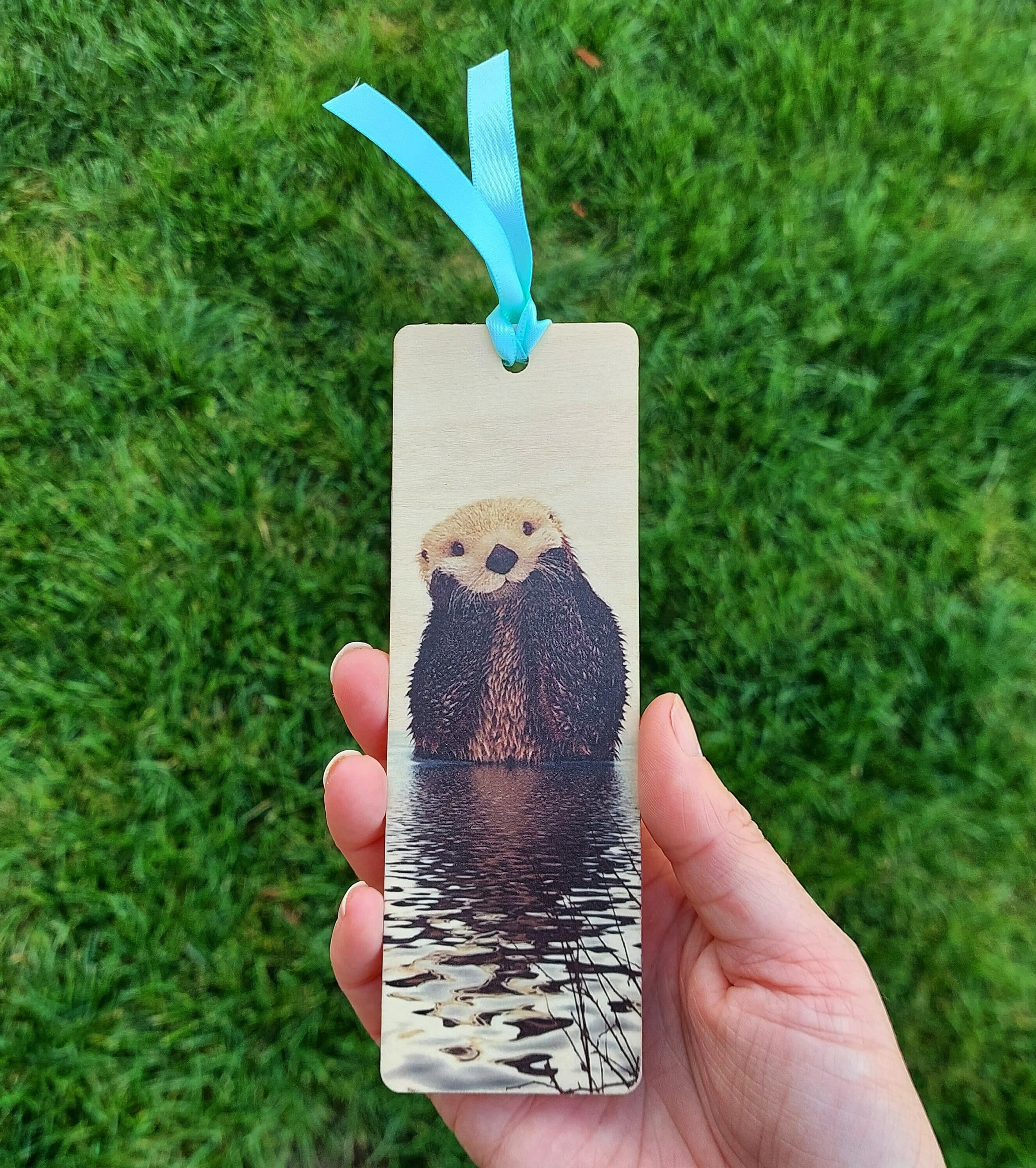 Wooden Bookmark Otter - Etsy
