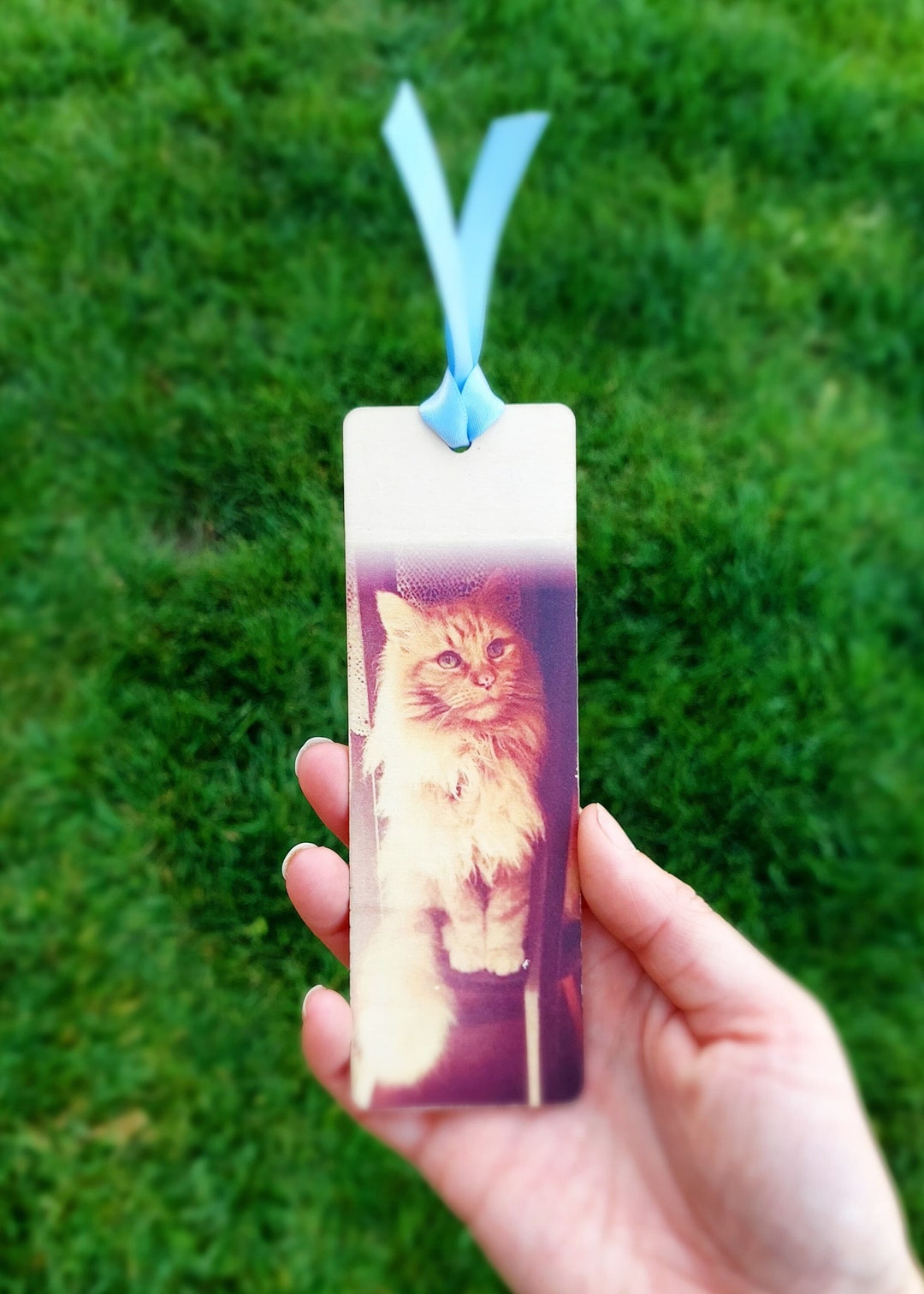 Wooden Bookmark Ginger Cat - Etsy Australia