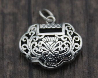 Chinese Lock Charm - Etsy
