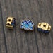 1PC Sterling Silver Lotus Flower Bead,cloisonne,blue Enamel Lotus ...