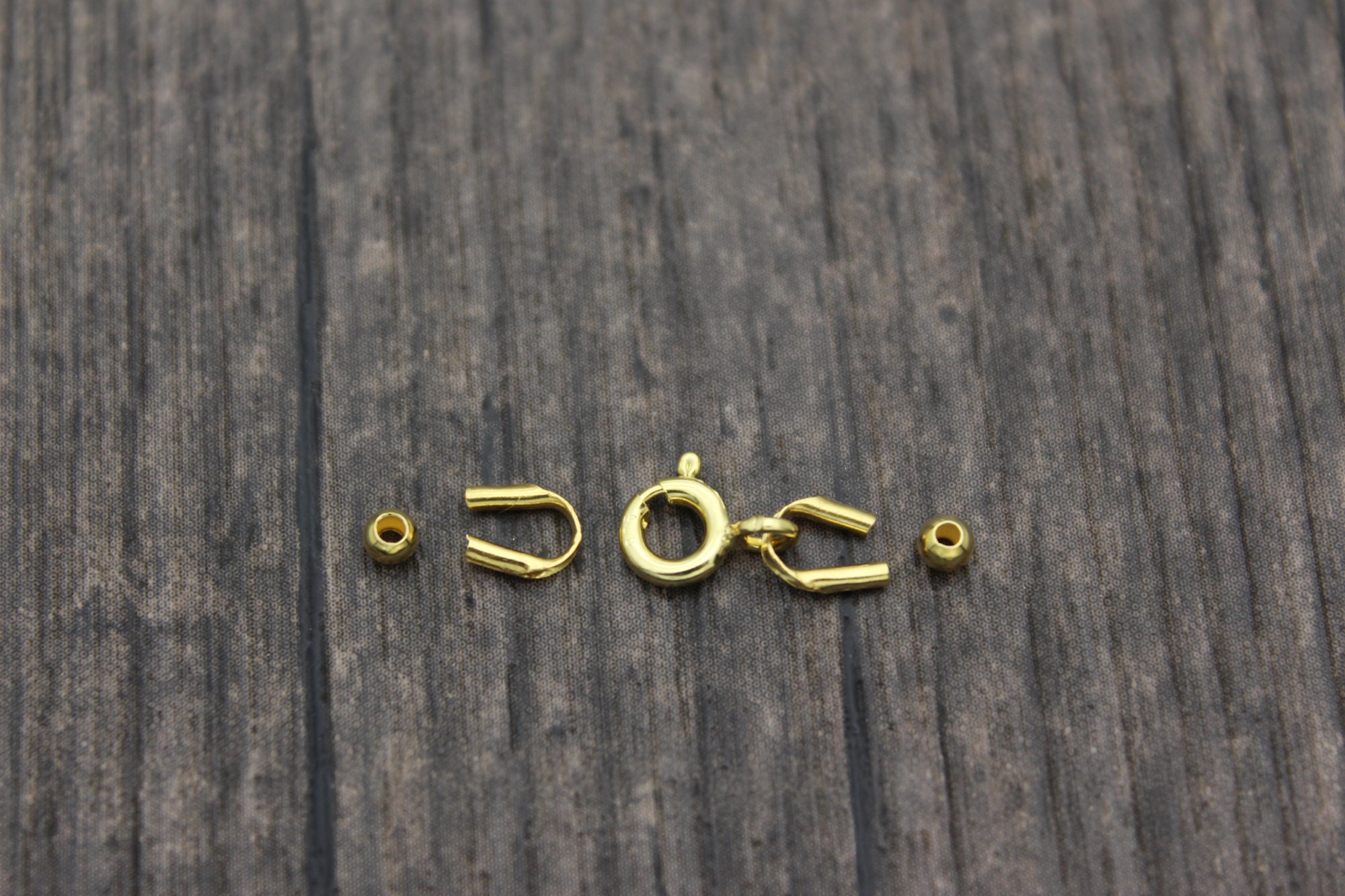 2 Sterling Silver Spring Clasp Set,gold Plated Spring Ring Clasp Set ...