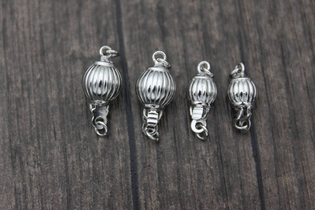6mm 8mm Sterling Silver Ball Clasp,sterling Silver Box Clasp,ball Clasp ...