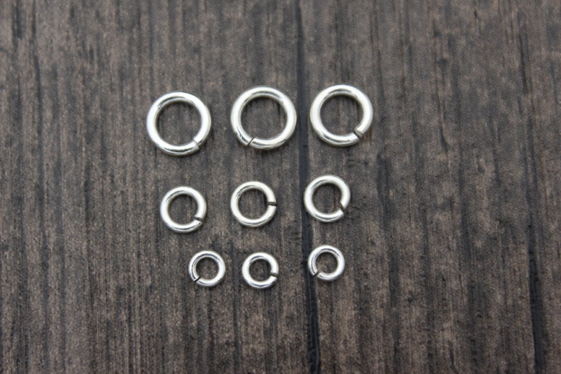 Sterling Silver Jump Ringsopen Jump Ringsclosed Jump - Etsy