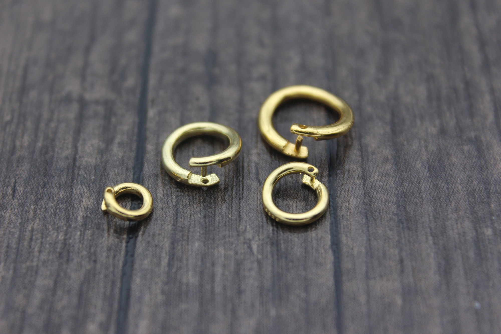 Sterling Silver Lock Jump Rings,open Jump Rings,6mm 8mm 10mm 12mm 14mm ...