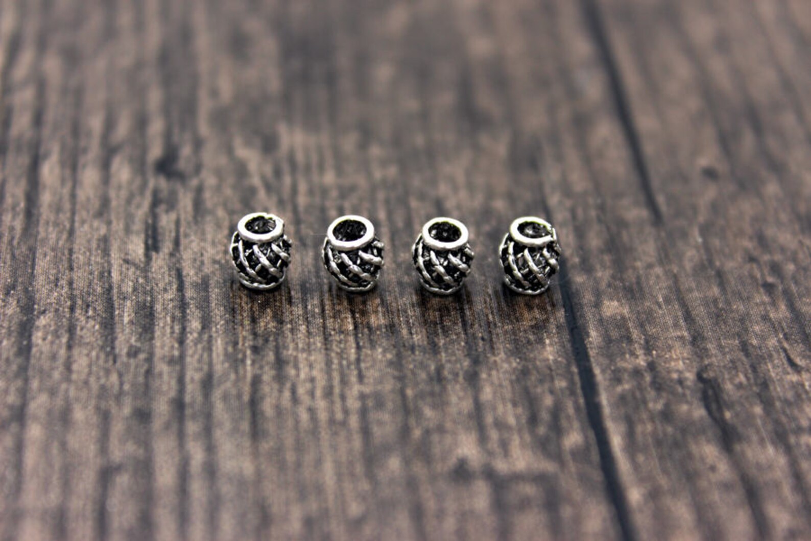 10 Sterling Silver Beads4.5x4.8mm Sterling Silver Spacer - Etsy