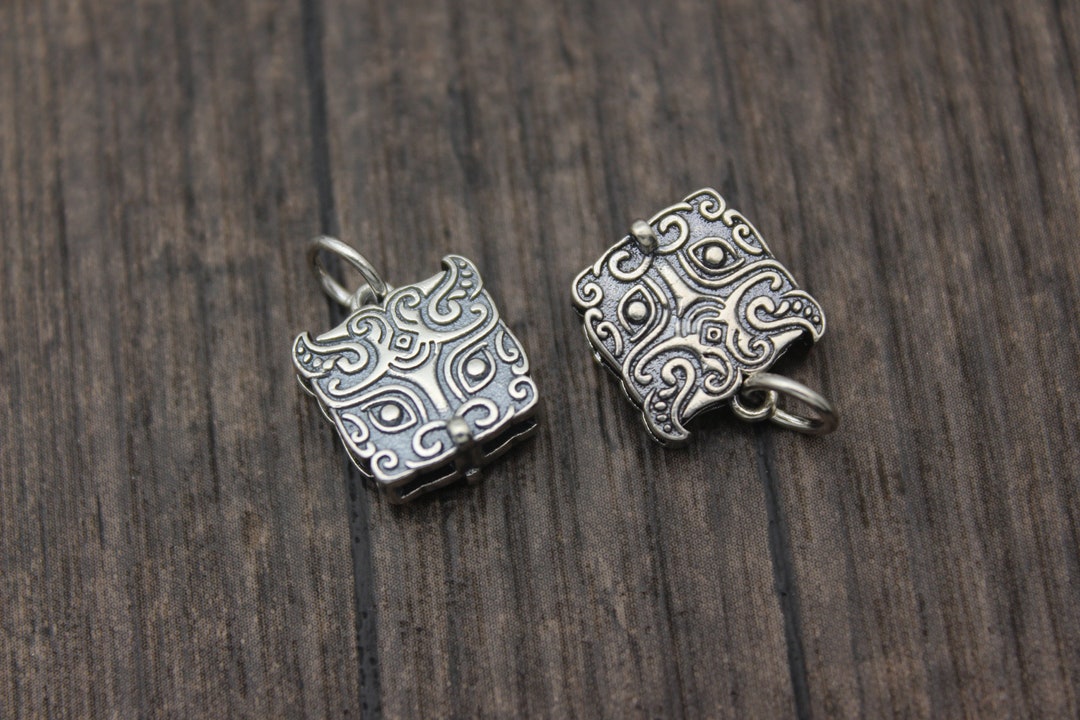 1PC Sterling Silver Pixiu Charm Pendant,chinese Good Fortune Pixiu ...