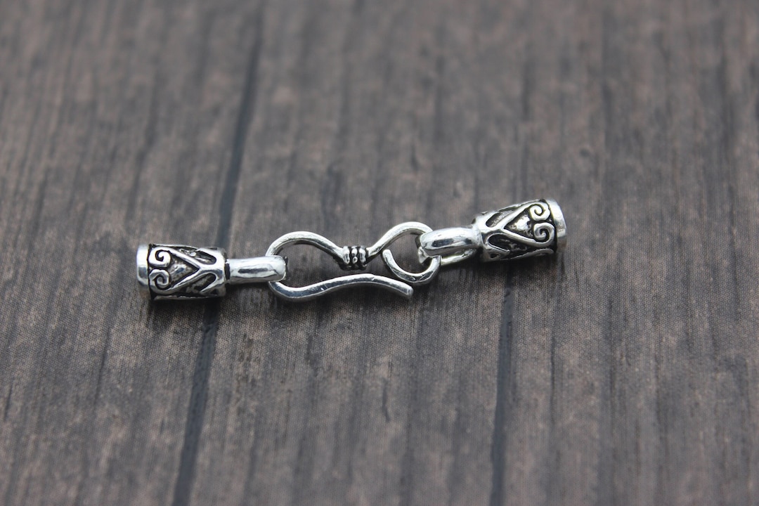 1PC Sterling Silver Cord End,3mm Sterling Silver Cord End Cap,leather ...