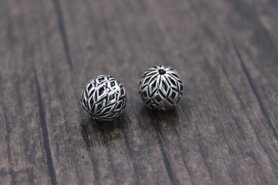 1PC-10mm Sterling Silver BeadSterling Silver Spacer | Etsy