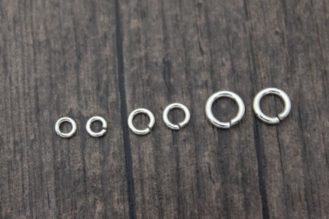 Sterling Silver Jump Rings,open Jump Rings,closed Jump Rings,4mm 5mm ...