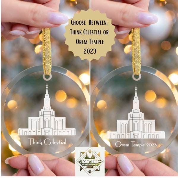 Lds Temple Ornament - Etsy