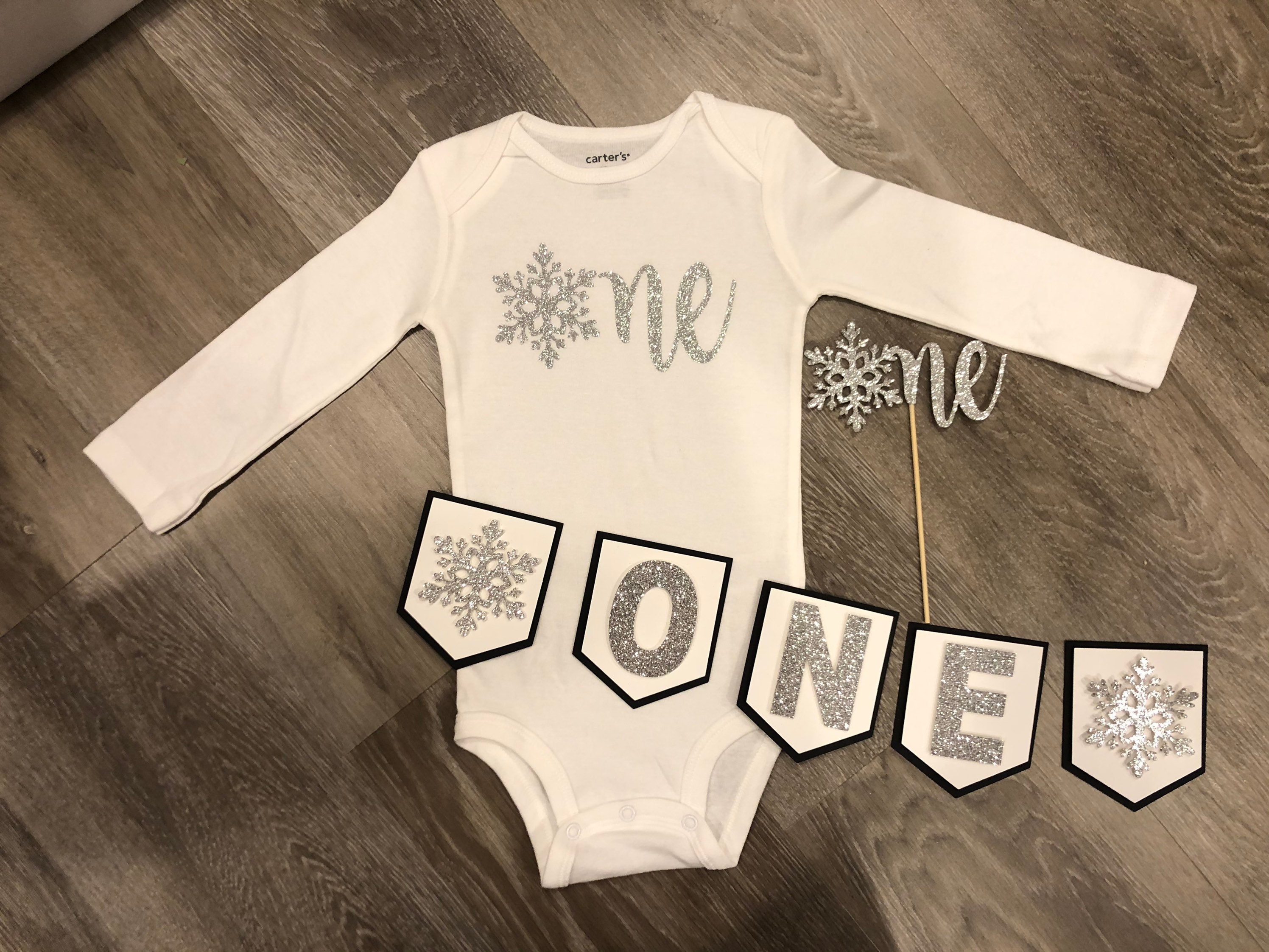 Snowflake Wonderland First Birthday Party Bundle - Etsy
