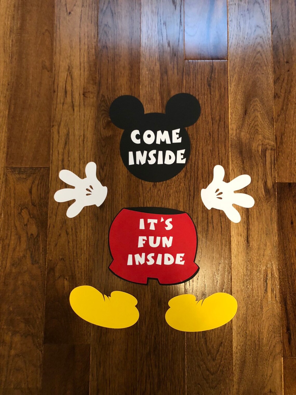 Mickey Mouse Inspired Party Welcome Sign - Etsy