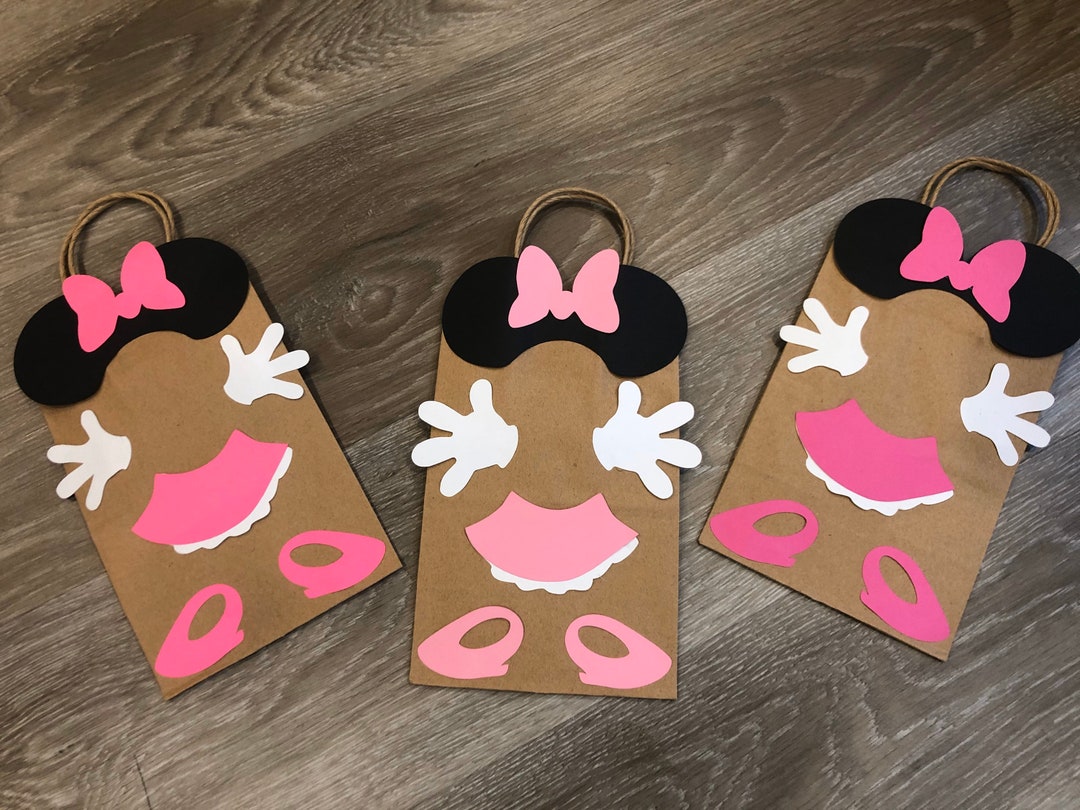 Minnie Mouse Favor Party Bags - Etsy