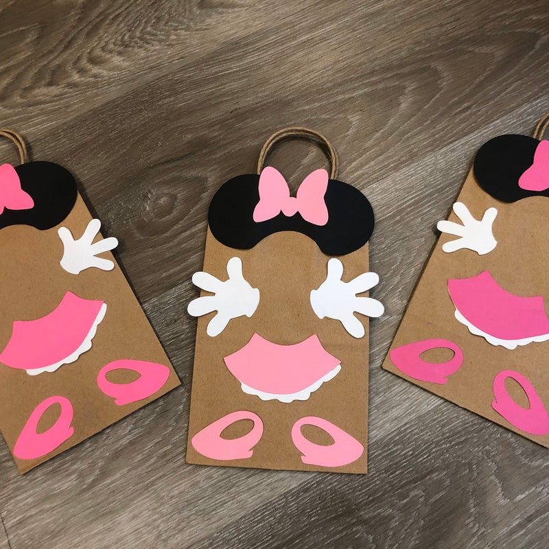 Minnie Mouse Goodie Bags - Etsy