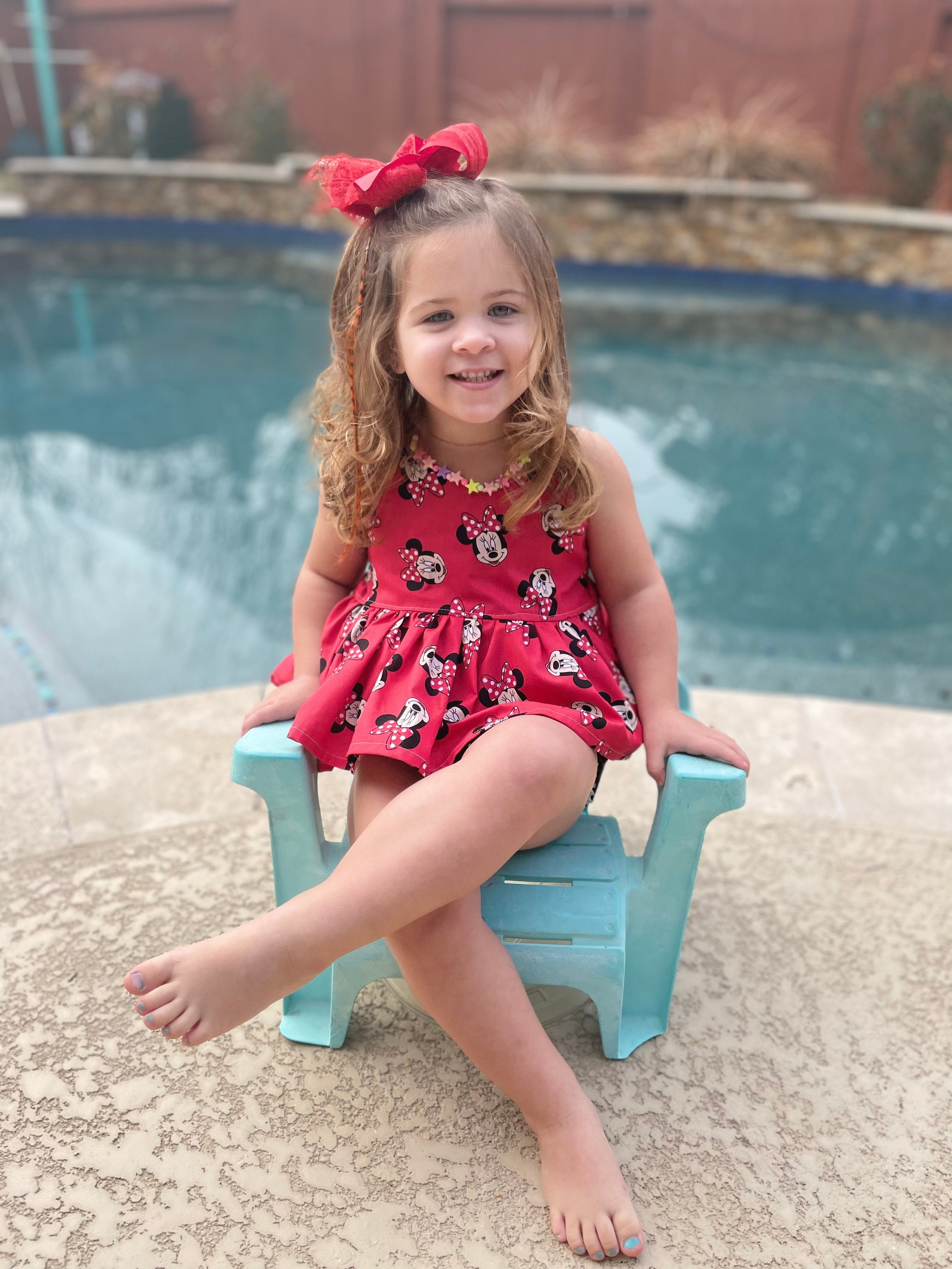 Minnie Mouse Skirted Romper - Etsy