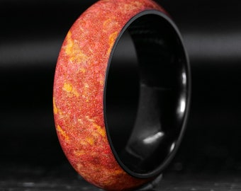 Orange Fire Opal Glowstone Ring - Etsy