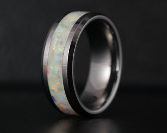 Orange Fire Opal Glowstone Ring - Etsy