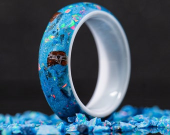 Orange Fire Opal Glowstone Ring - Etsy