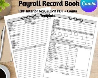 Payroll Record Book - Etsy