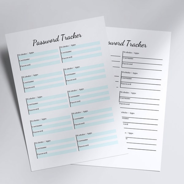 Pdf Personal Filofax - Etsy