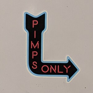 Kendrick Lamar Pimps Only Sticker K.dot TDE Rap Hip Hop West California ...