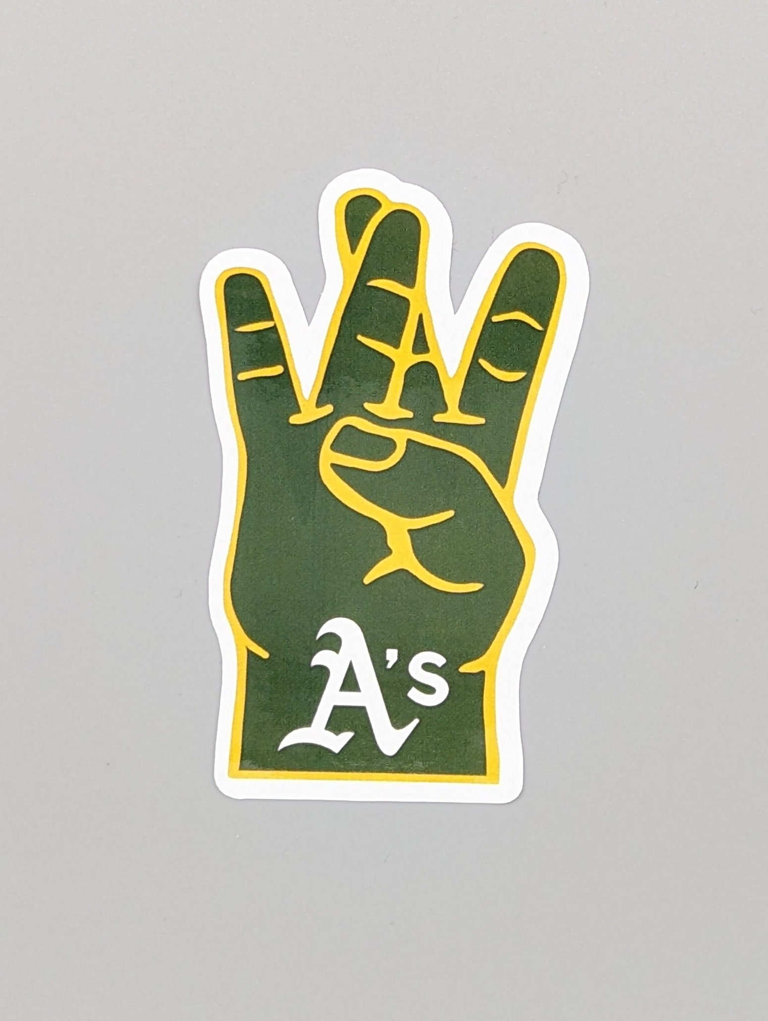 Bay Area Sticker West Coast Hand Sticker Oakland Baseball Team 510 MLB ...