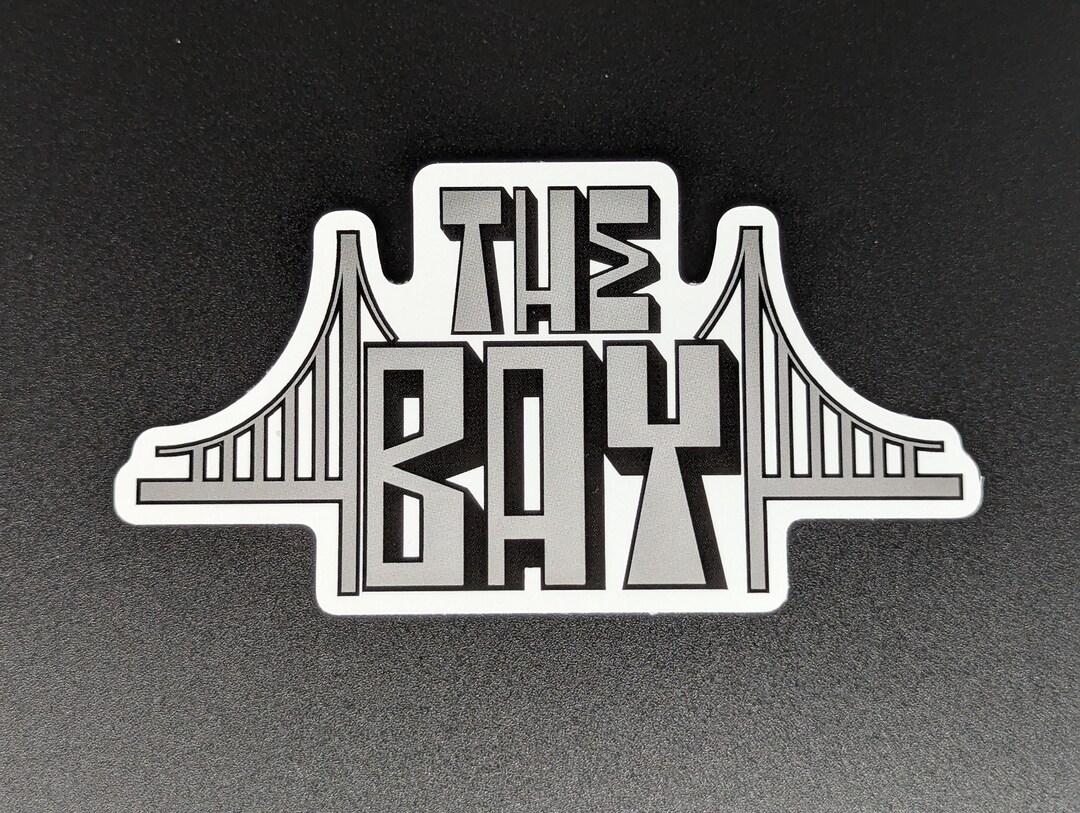 The Bay Sticker Grey White Oakland Silver Raiders Hyphy Thizz Yay Area ...