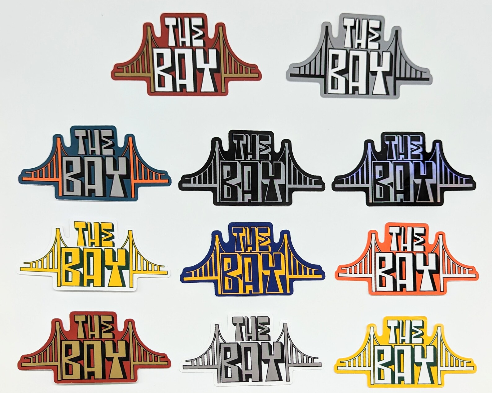 The Bay Sticker Red & Gold San Francisco 49ers Hyphy Thizz Yay Area Mac ...