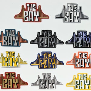 The Bay Sticker Red & Gold San Francisco 49ers Hyphy Thizz Yay Area Mac ...