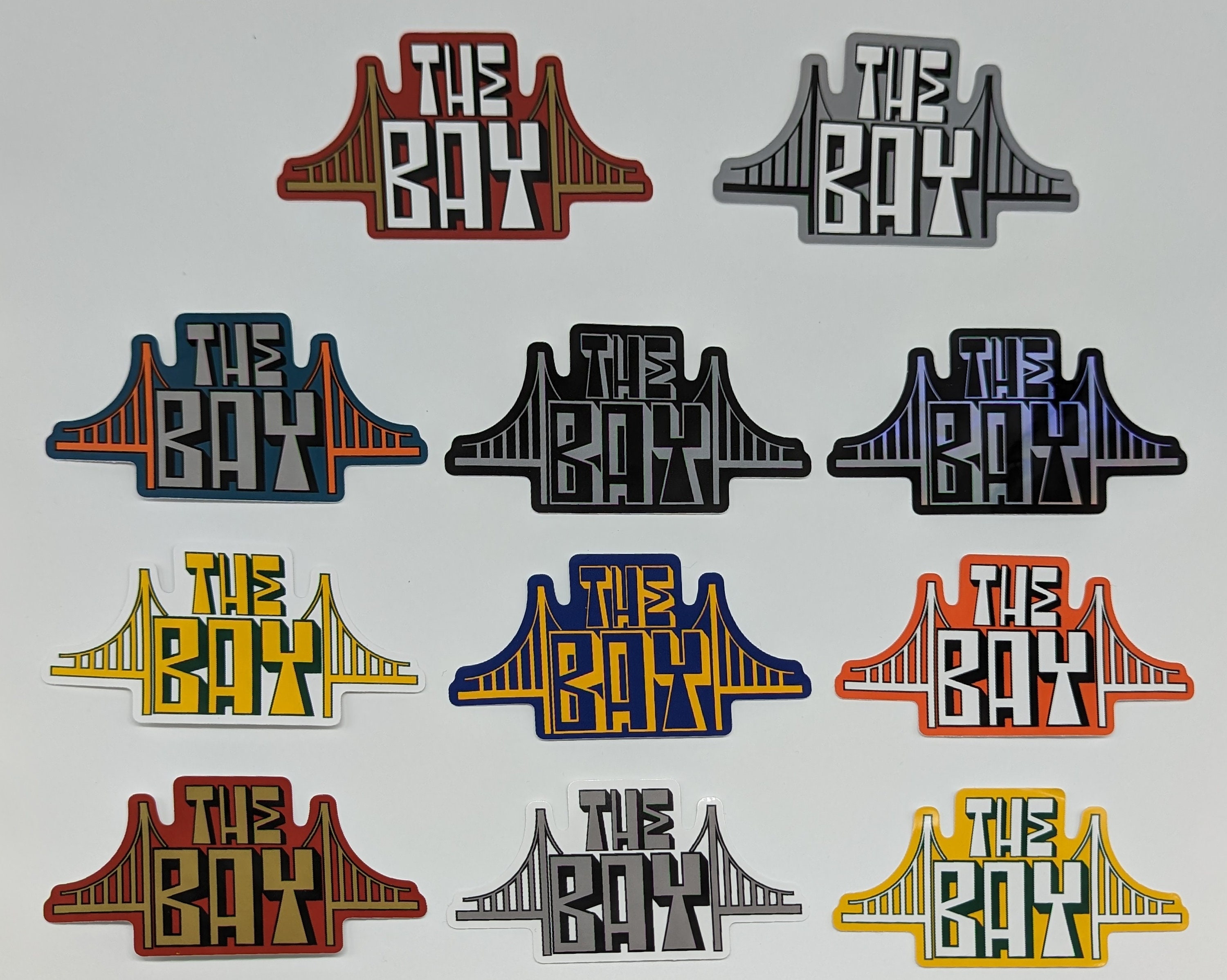 The Bay Sticker Orange White San Francisco Baseball Hyphy Thizz Yay ...