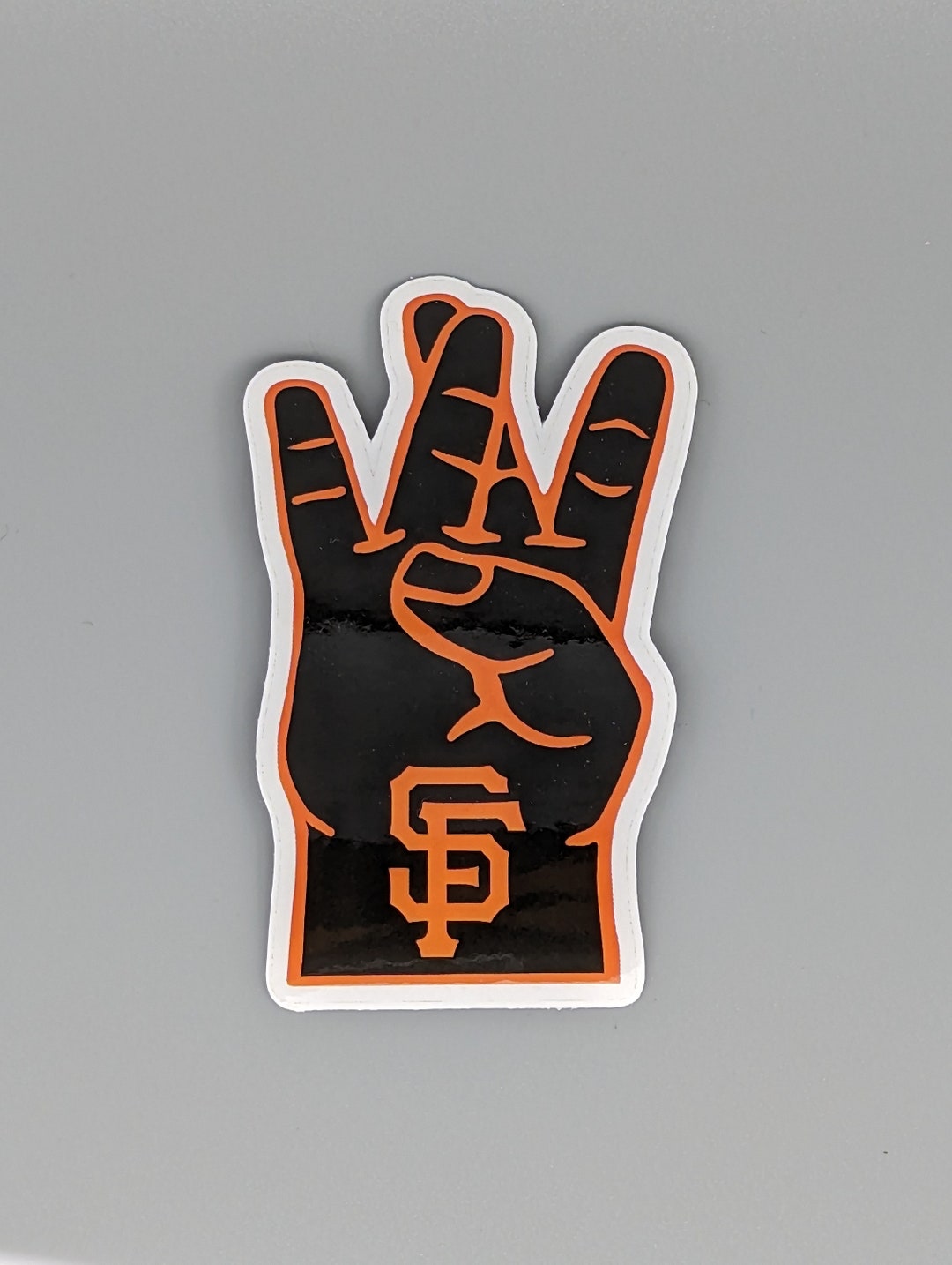 Bay Area Sticker West Coast Hand SF Giants MLB Baseball Black San ...