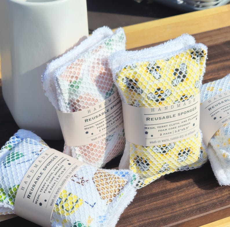 Reusable Sponges, 2pk - Etsy