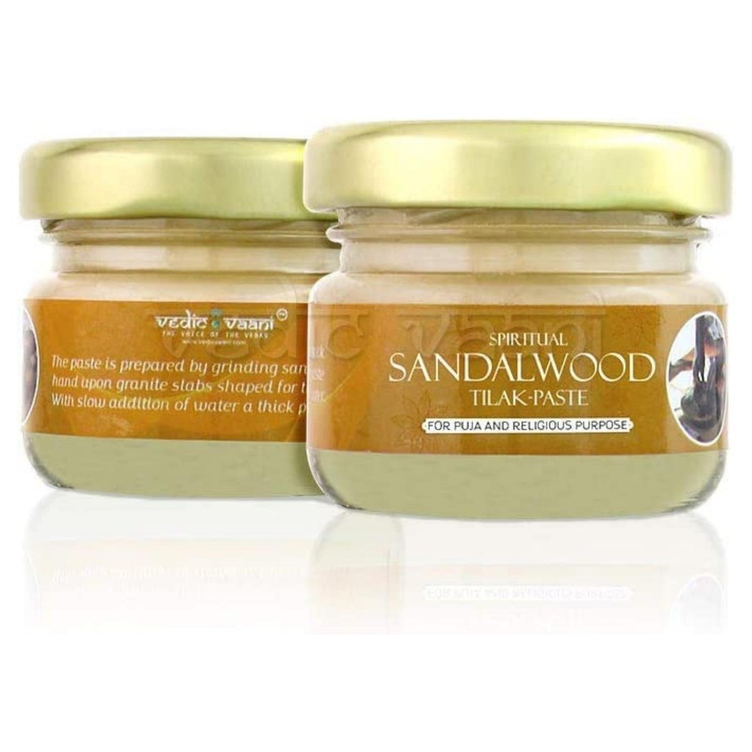 Chandan Puja Paste Tilak Sandal Sacred Tikka Sandalwood Tilak 100 Grams ...