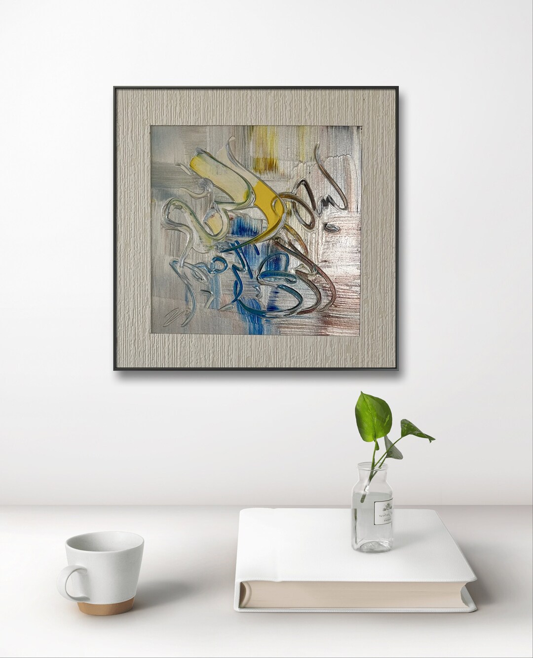 Original Islamic Calligraphy Painting bismilah Hir Rahman Nir Rahim ...