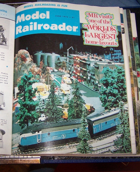 Model Railroader Magazines From the 1970s Vintage Railroad | Etsy